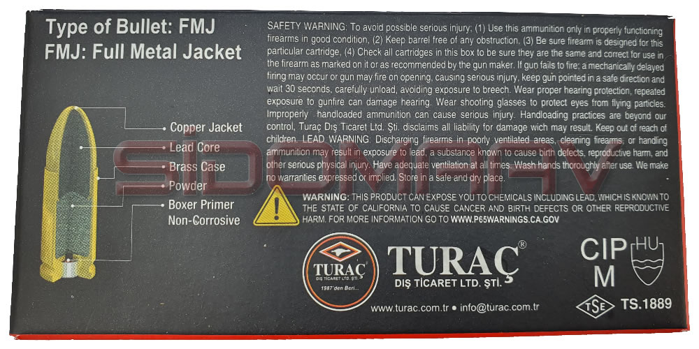 Sterling 9mm 115 Gr Luger Tabanca Mermisi Satın Al | Mke Mermi Bayi
