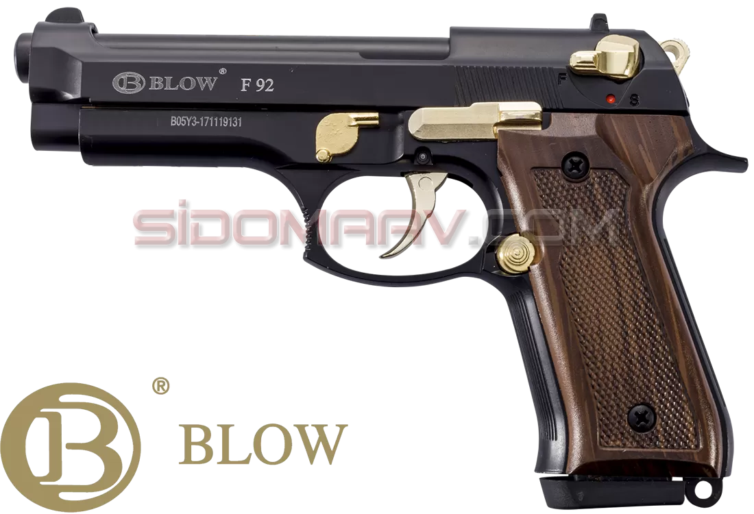 Blow F92 Siyah Altın Parçalı Kurusıkı Tabanca | Kurusıkı Tabancalar