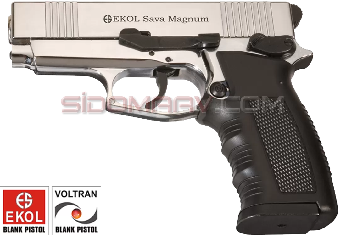 Ekol Sava Magnum Parlak Krom Kurusıkı Tabanca | Kurusıkı Tabancalar