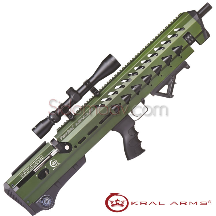 Kral Arms Puncher Armour Yeşil Pcp Havalı Tüfek Satın Al | Kral arms