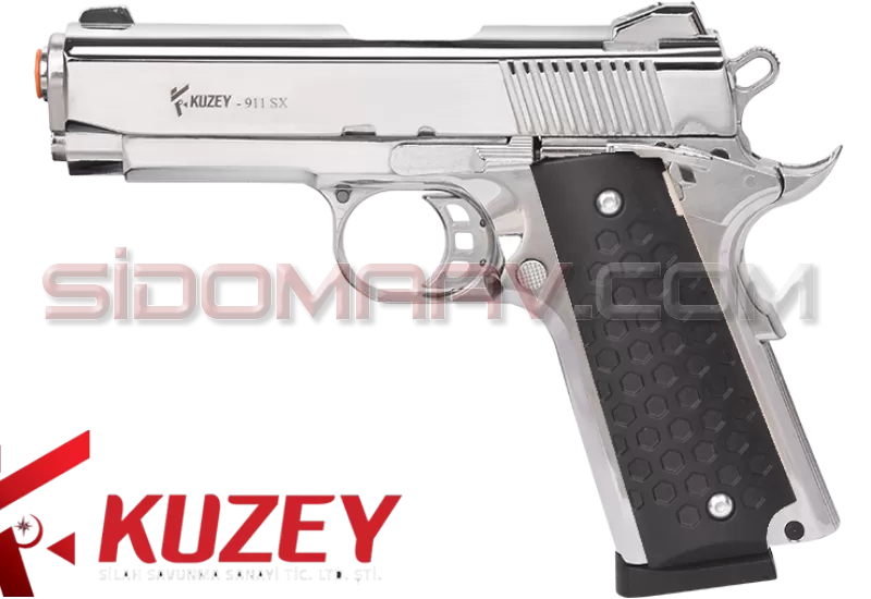 Kuzey 911 Sx Parlak Krom Sentetik Kabza Kurusıkı Tabanca Satın Al