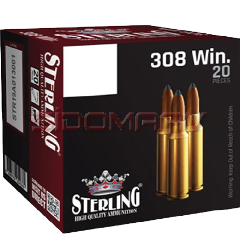 Sterling 308 Win Yivli Tüfek Mermisi Satın Al | Mke Mermi Fiyatları